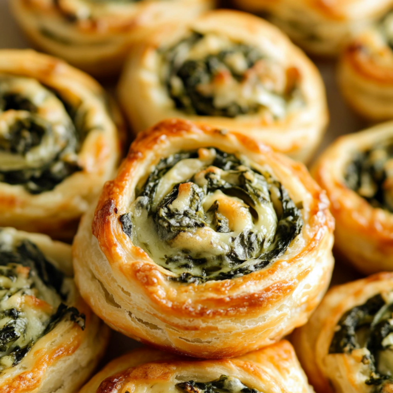 Spinach Cheese Swirls