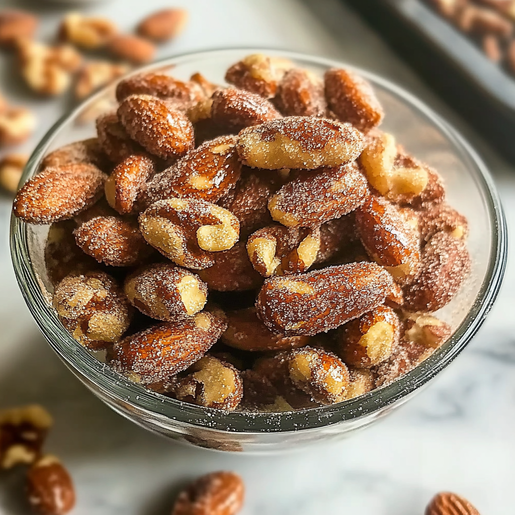 Festive Cinnamon Sugar Nuts