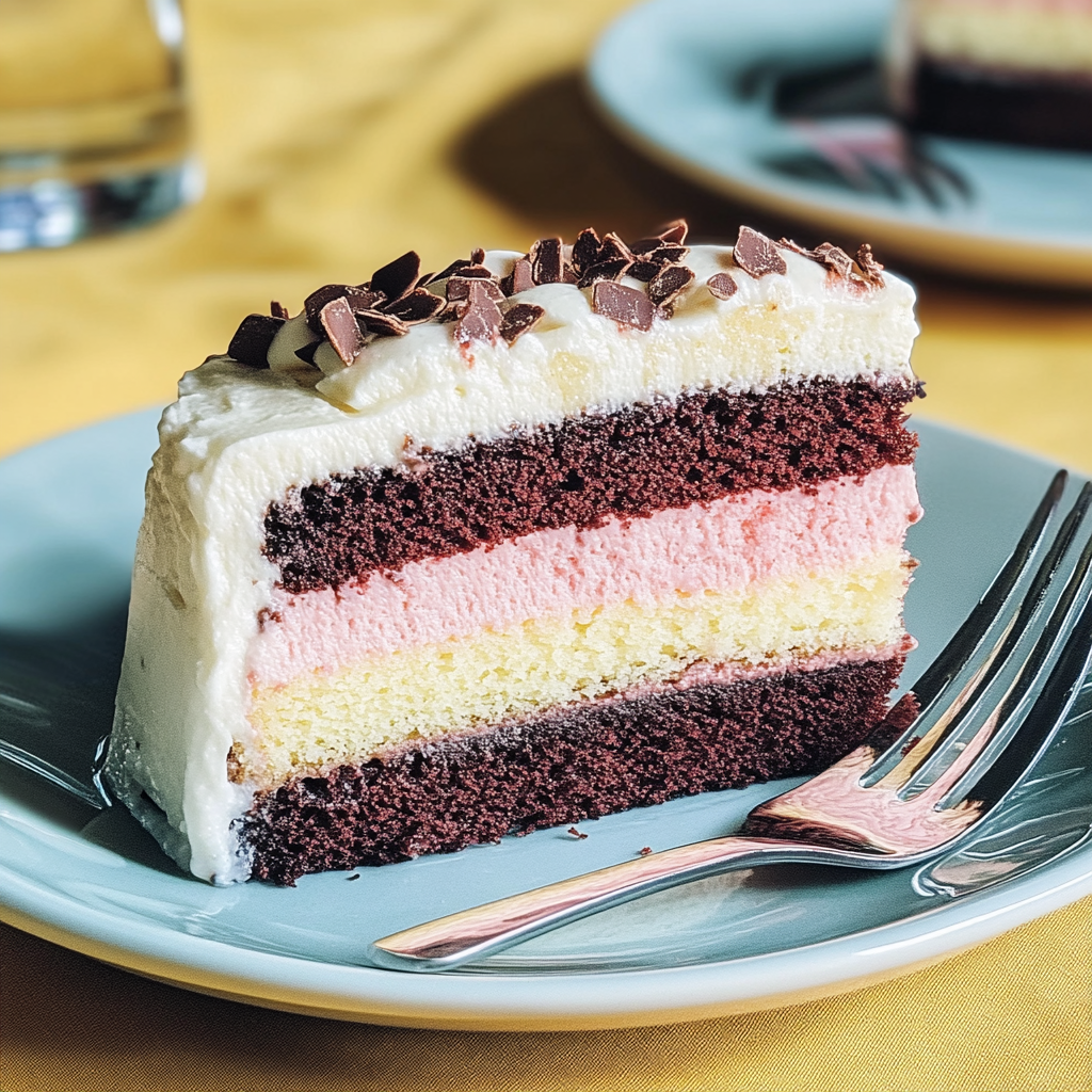 Decadent Neapolitan Cake