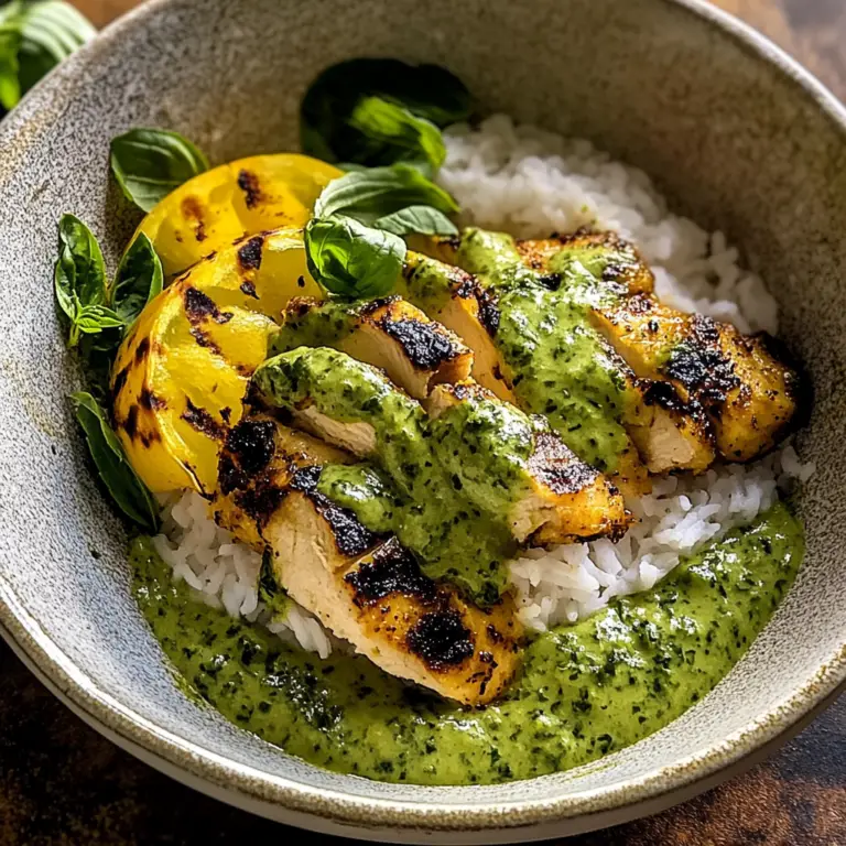 Delicious Peruvian Chicken with Creamy Green Sauce